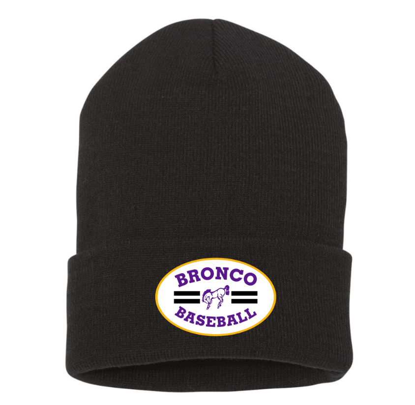 Bronco Baseball - Cuffed Beanie Hat | Hasbargen Customs